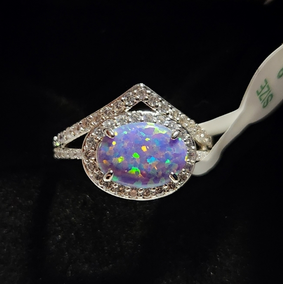 RBP | Jewelry | Always Thinking Ring Lilac Opal Rhodium Plating ...